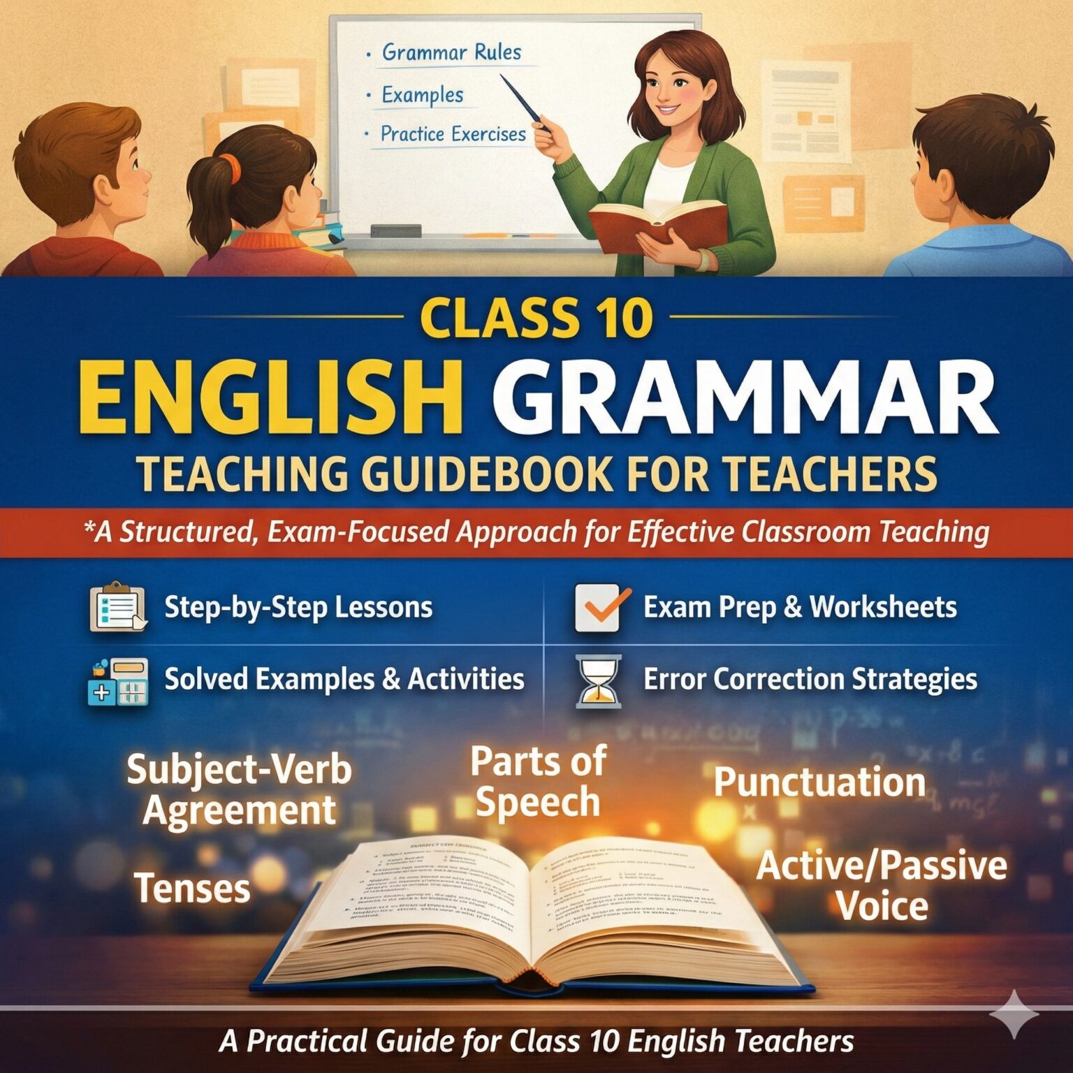 CLASS 10 ENGLISH GRAMMAR TEACHING GUIDEBOOK FOR TEACHERS - Omega Offset ...